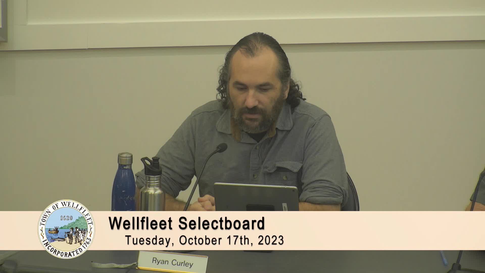 Wellfleet Select Board 10-17-2023