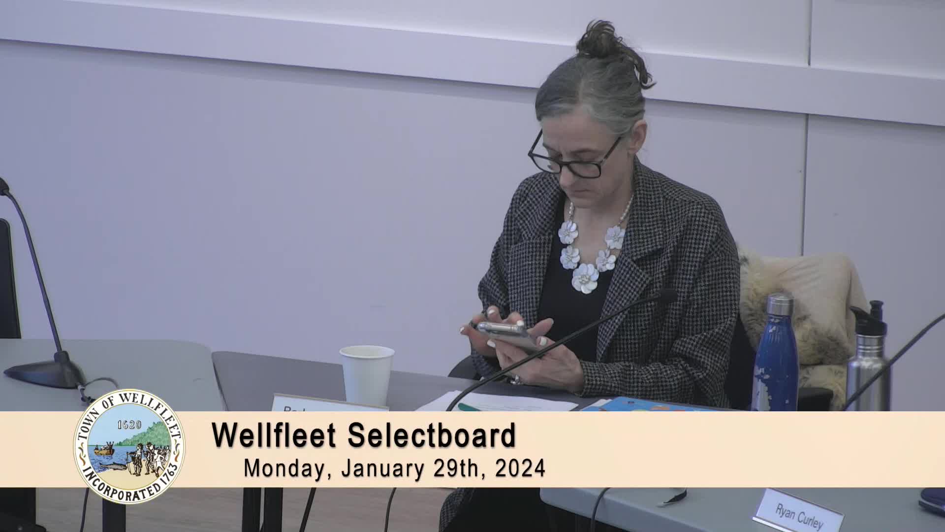 Wellfleet Select Board 1-29-2024