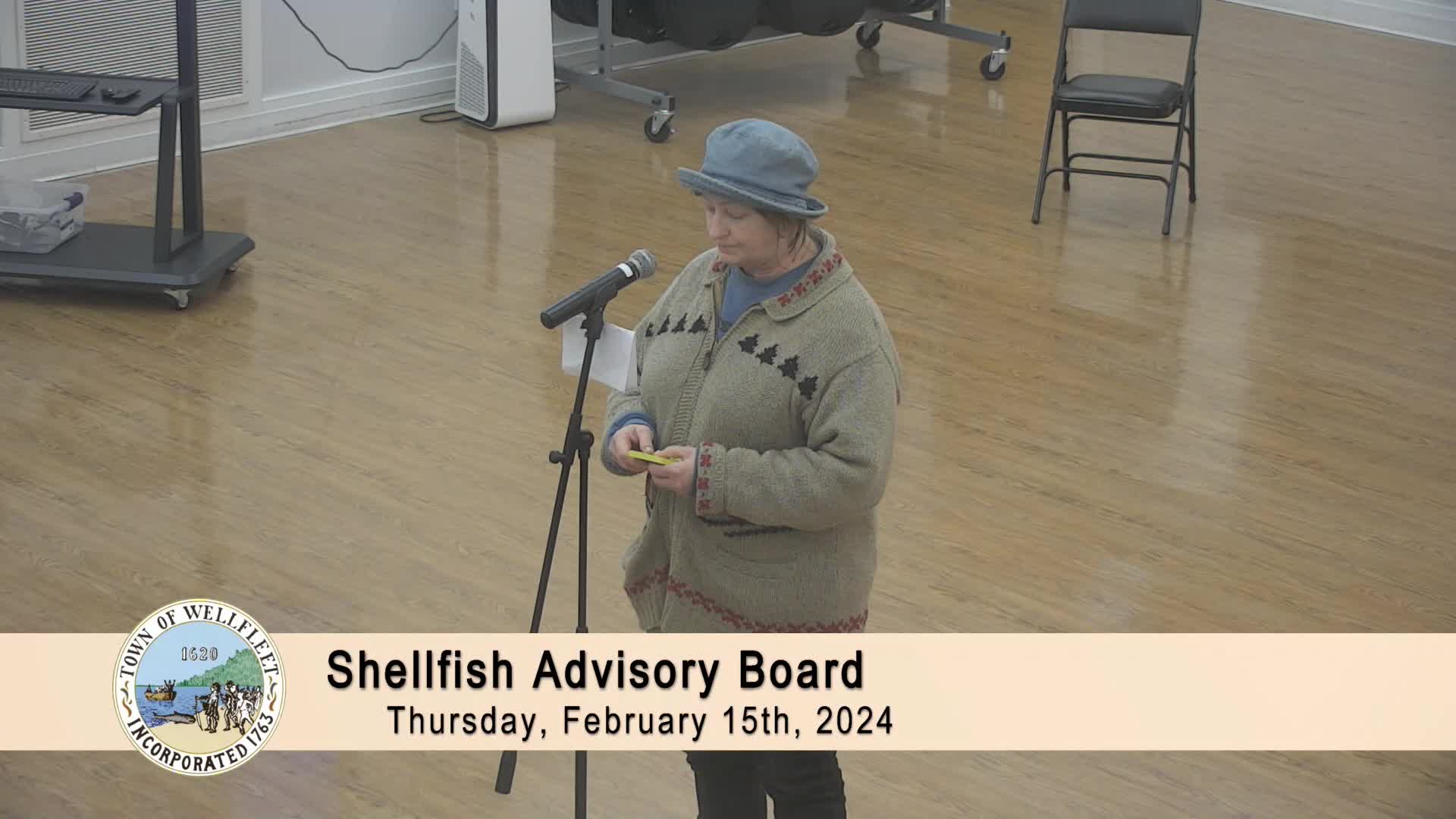 Shellfish Advisory Board 2-15-2024